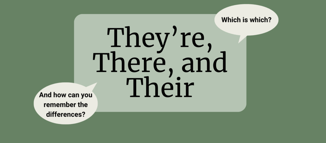 Commonly Confused Words: They’re, There, and Their – Strictly Speaking