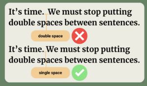 No, You Don’t Need Two Spaces After a Period – Strictly Speaking