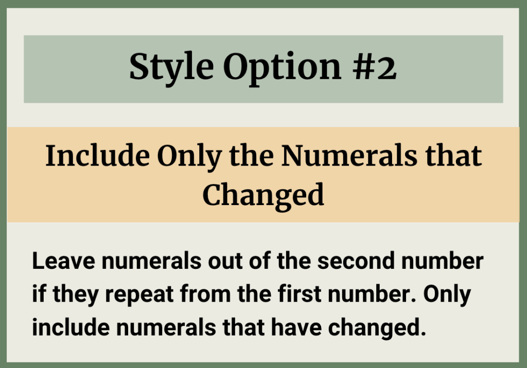 How To Write Number Ranges – Strictly Speaking
